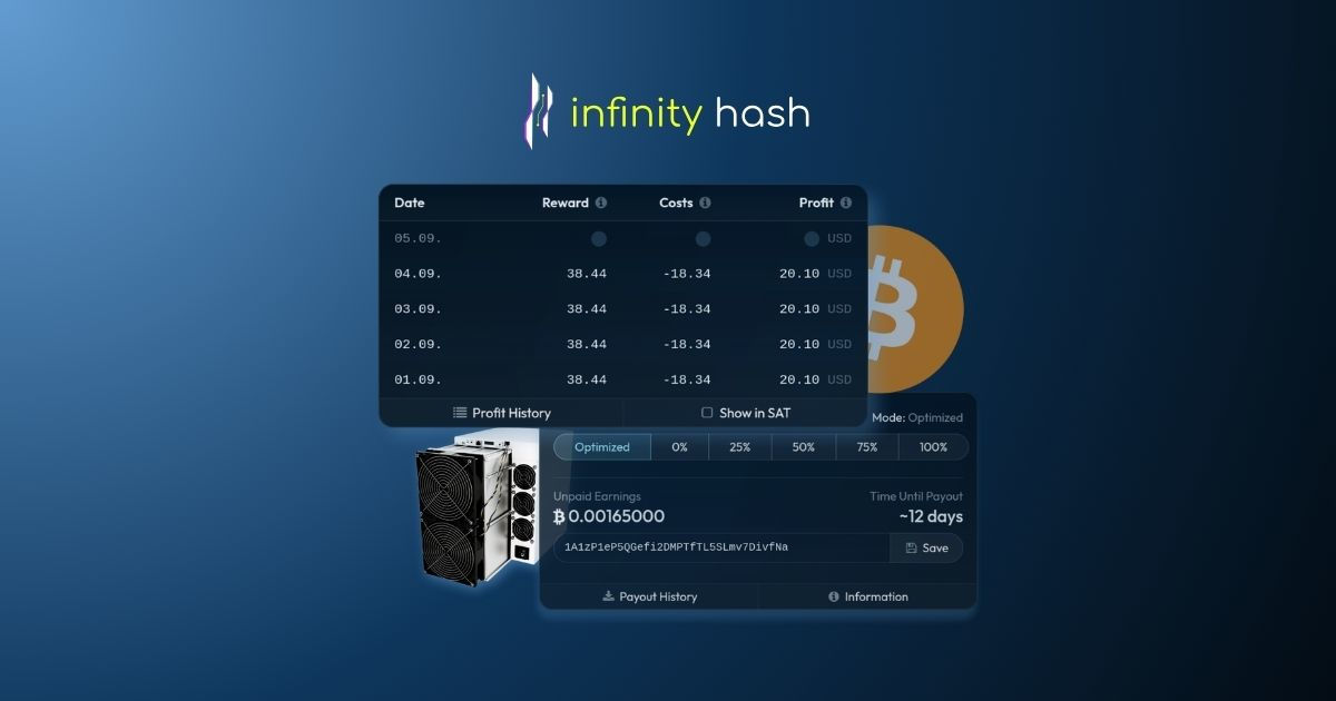 Announcing Mining Contracts - Infinity Hash