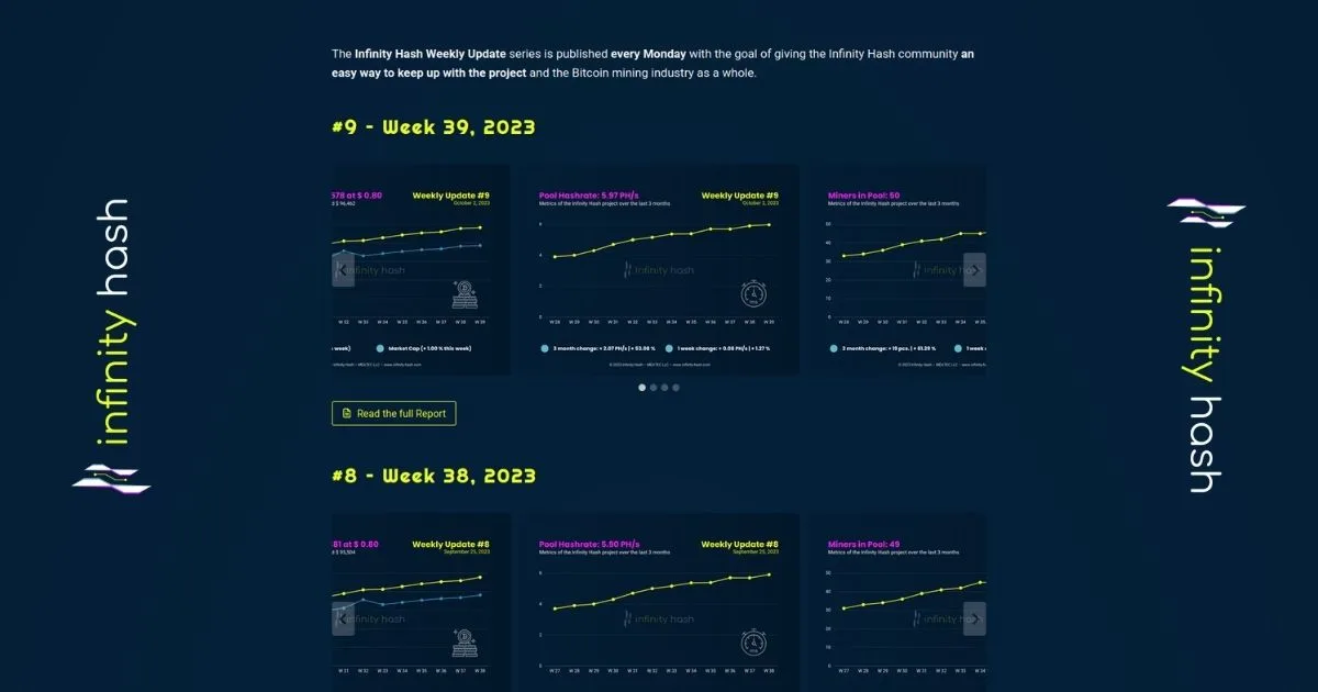 Weekly Updates - Infinity Hash
